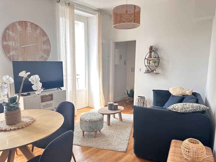Escale Iodée - Appartement Cosy à Deux Pas Du Port - Locmariaquer