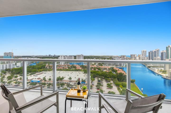 New! Marina Panorama 2br - Bay View Fitness Center - Hallandale Beach, FL