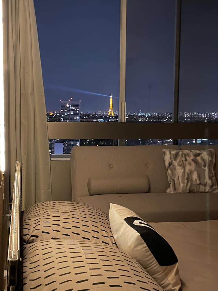 Panoramic Paris Views Studio - Puteaux
