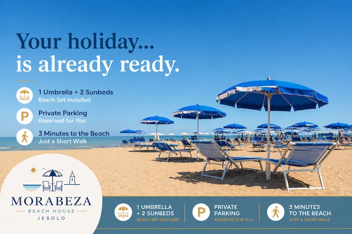 Morabeza Beach House Jesolo | Spiaggia E Parking - Jesolo