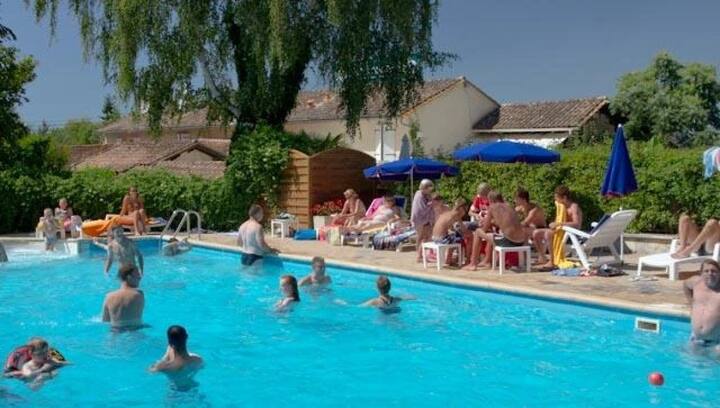 Zecamping 4* Mobil Home 32m² Piscine - Coutras