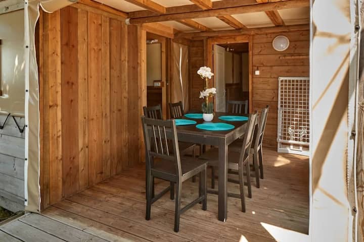 Zecamping 4* Tente 46m² Piscine - Pénestin