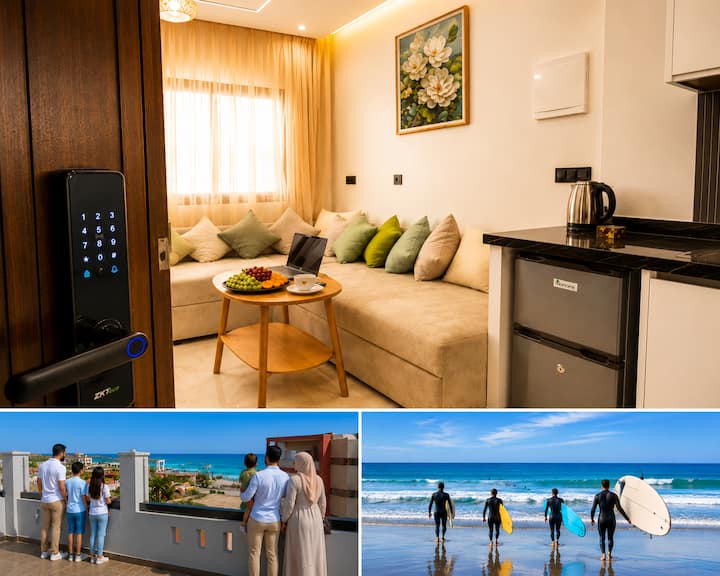 Modern Studio 1 Minute From The Beach - Agadir