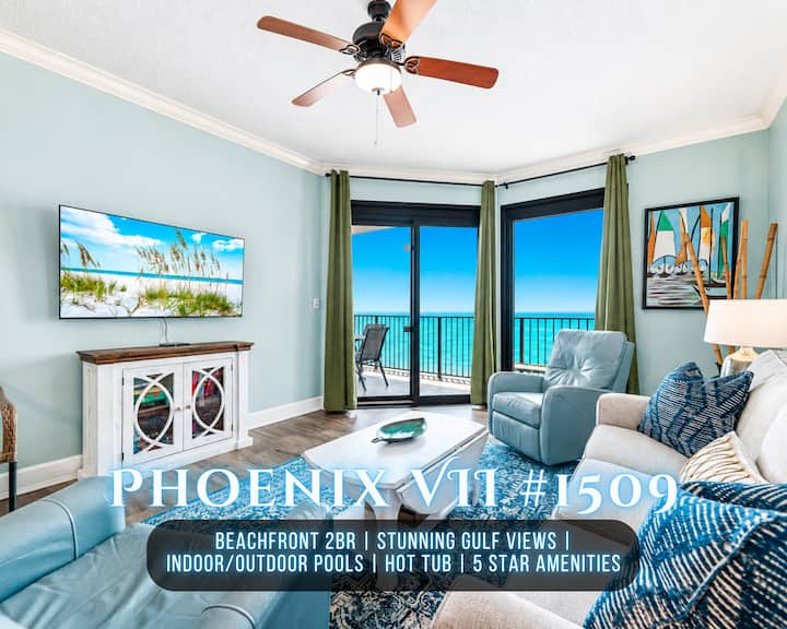 New! 2br Beachfront*insane Gulf Views*pool*hot Tub - Orange Beach, AL
