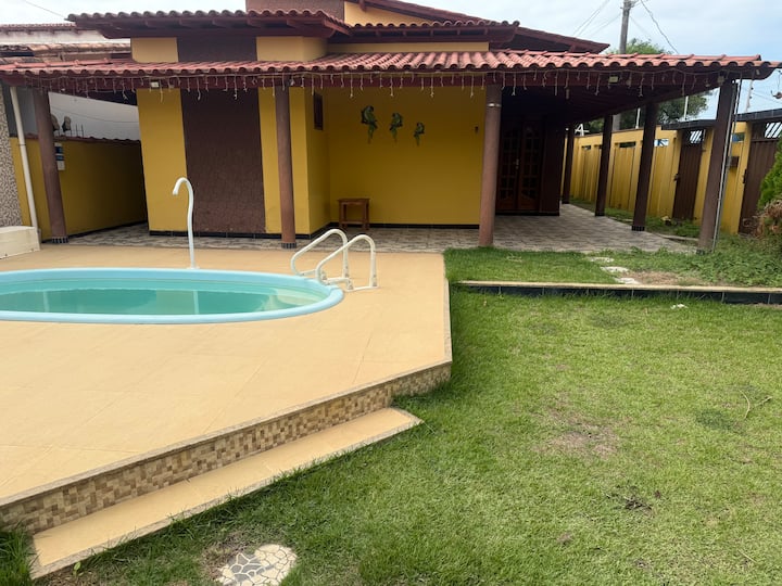 Casa Na Praia Com Piscina E áRea De Churrasco - São Mateus