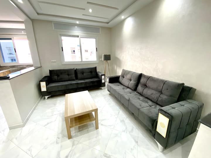 Chic Apt 5 Min Drive To Beach Peaceful Stay - Martil