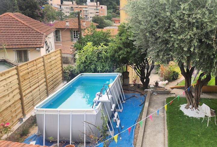 Jolie Dépendance Tout Confort Piscine Et Jardin - Menton