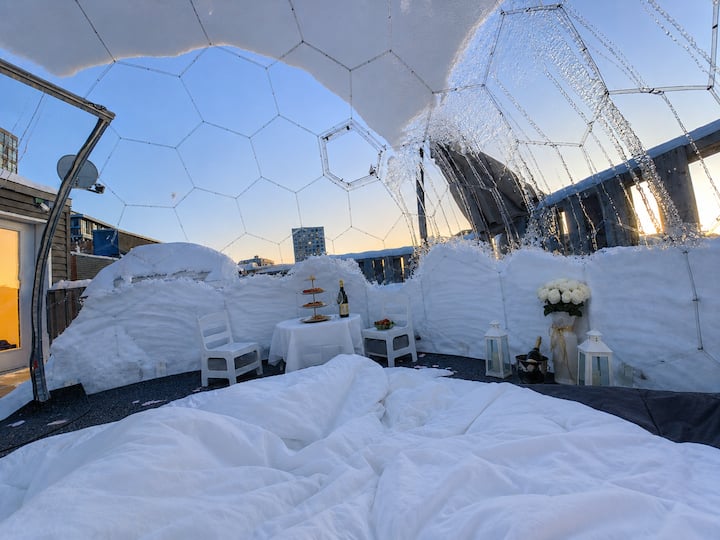 Massive 2-storey Condo & Private Rooftop W Igloo - Montréal, QC