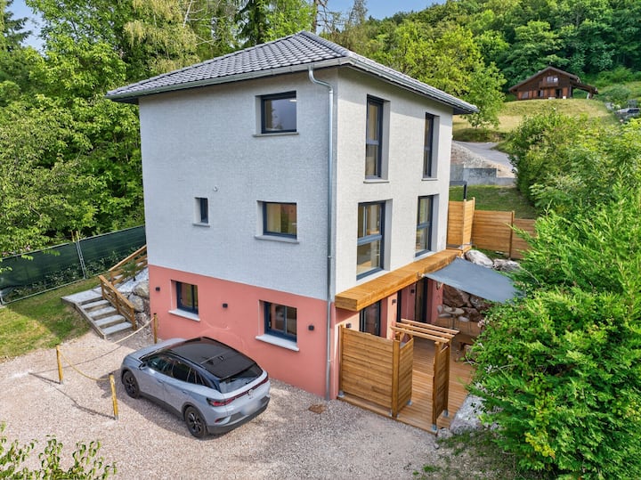 Villa 3 éTages Avec Jacuzzi, Balnéo + éCran Cinéma - Évian-les-Bains