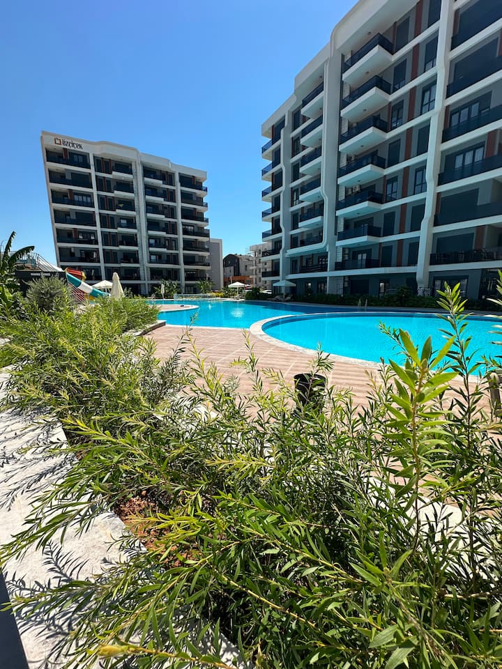 Pool & Security, Cozy 1br 1ba Apartment In Antalya - Antalya