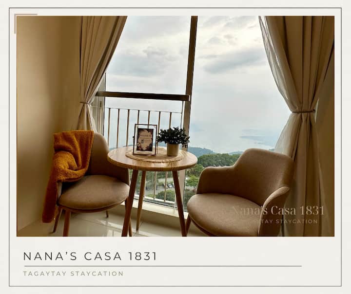 Taal View | Wind Residences | Netflix | Wifi - Tagaytay