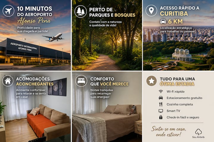 Aconchego E Tranquilidade Próximo Ao Afonso Pena - São José dos Pinhais