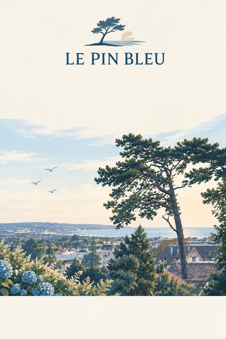 Bel Appart Cosy Vue Mer Avec Terrasse - Jardinet - Blonville-sur-Mer