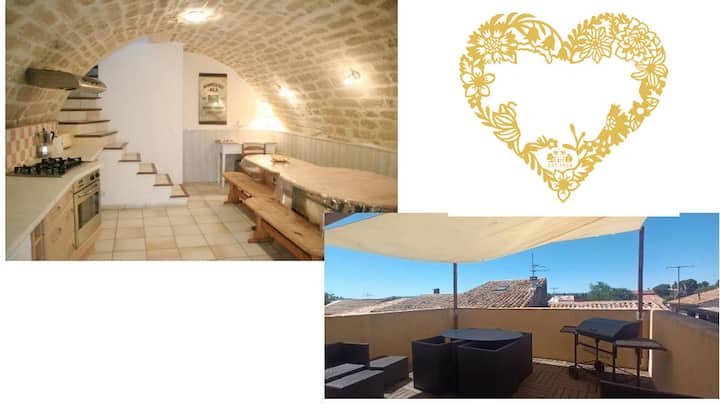 Maison Terrasse Barbecue + Tram Direct Montpellier - Montpellier