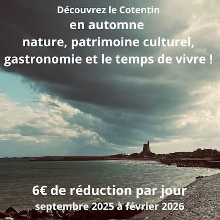 Plage, Nature, Mer à 10 M : Rêve-île à  Réville! - Saint-Vaast-la-Hougue