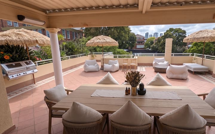 Family Living Penthouse - 2 Min To Coogee Beach - Randwick