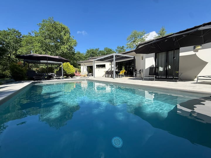 Villa Contemporaine Au Calme, Piscine Chauffée - Cestas