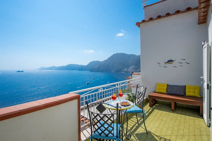 Praiano Luxury Sunset Villa, Sea View Terrace - Praiano