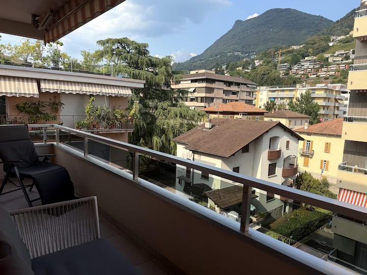Gemütliche Wohnung Mit Traumblick Nahe Lido - Lugano