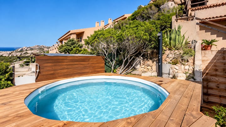 Villetta (Piscina, Vasca Idro E Giardino), Per 3 - Costa Paradiso