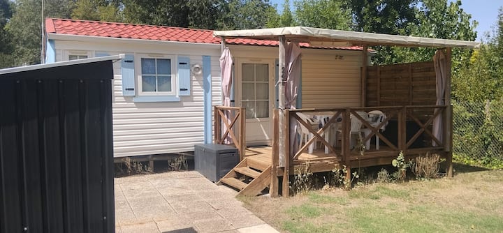Mobile Home 4-6 Personnes Au Camping L'escale - Semussac