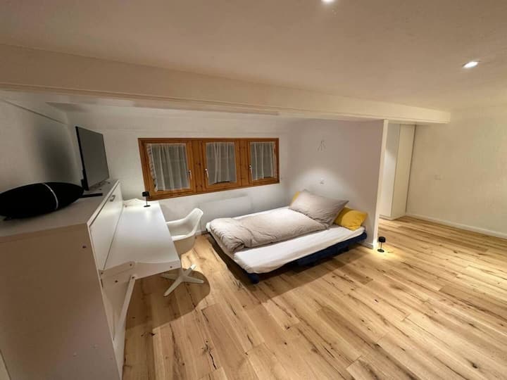 Alte Gemeindestube 2. Og Ost Appartement/fewo, Dus - Bettmeralp