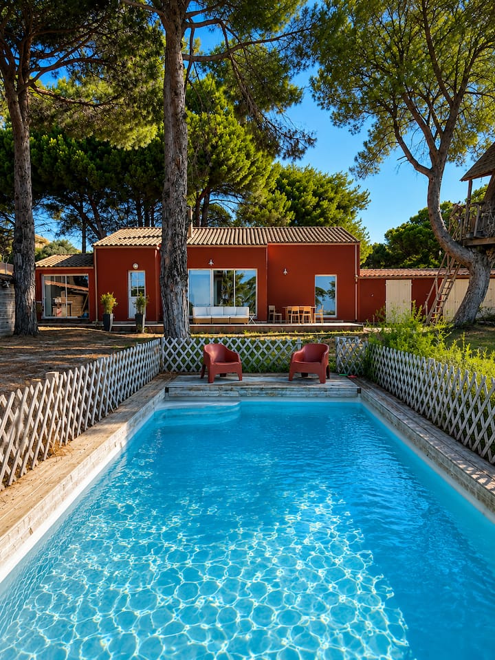 Casa Roja - Villa Méditerranéenne, Piscine & Golf - Agde