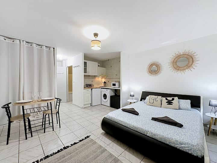 Charmant Studio - 25 Min Paris - Parking - Neuilly-sur-Marne
