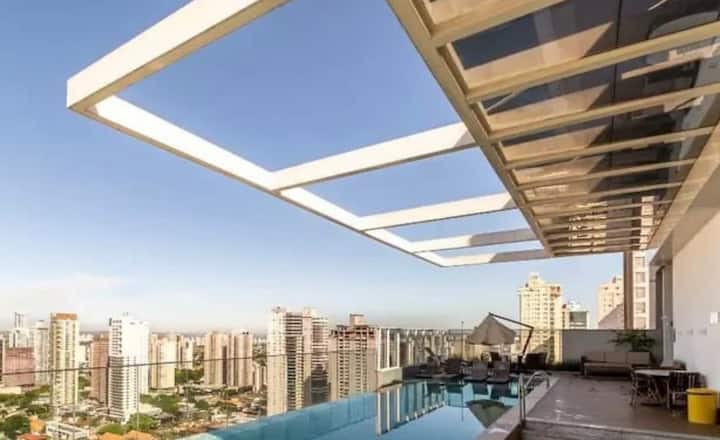 Belíssimo Flat Para Descanso E Negócios. - Brazil