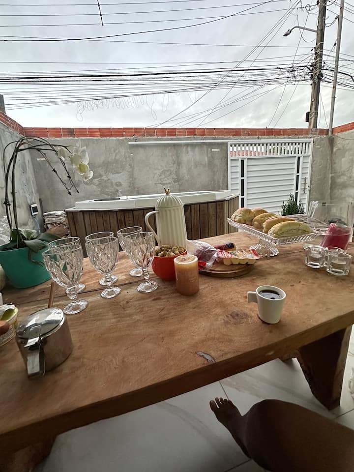 Casa Completa Com Jacuzzi, 3 Quartos/2 Suítes - Aracaju