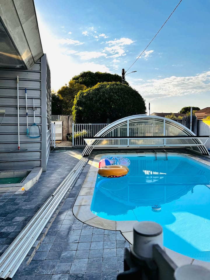 Villa Cocooning~piscine Privée Chauffée & Couverte - Bellegarde
