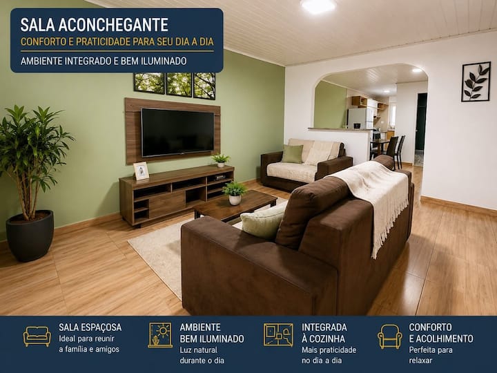 Casa Grande Perto Aeroporto, Rodoviária, Botânico - Curitiba