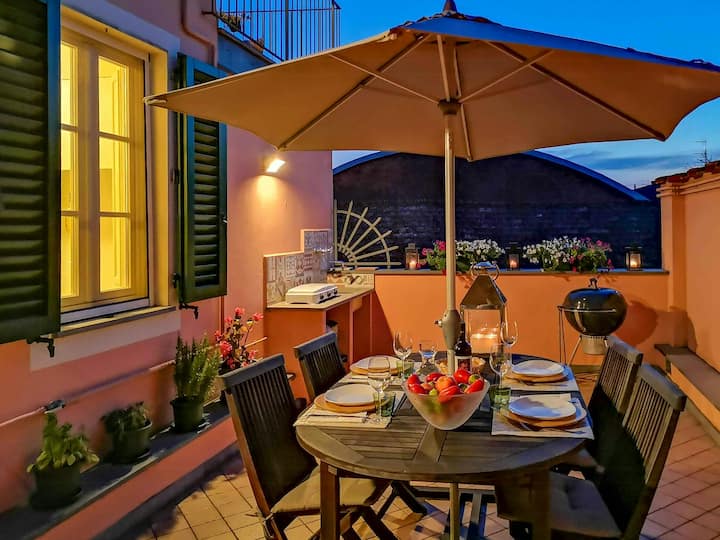 Appartement à Lucques Avec Terrasse Privée Meublée - Lucca
