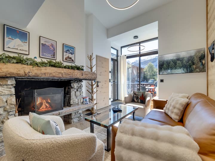 Chalet Confortable - 10 Pers. Quartier Calme - Tignes