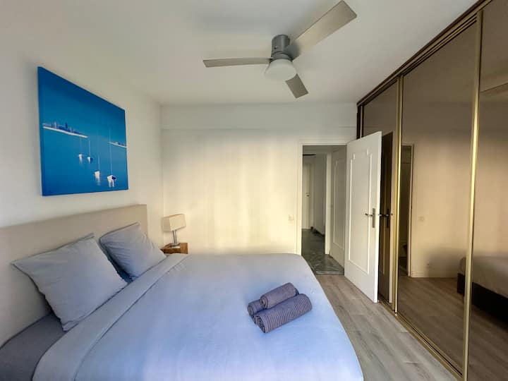 Design Apart Spacieux – Mer-centre Calme Climatisé - Nice