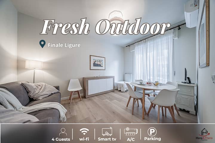 [Extérieur Frais] Parking Gratuit  Climatisation - Noli