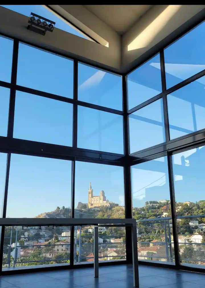 Duplex Dexception - Vue Panoramique Notre-dame - Marseille