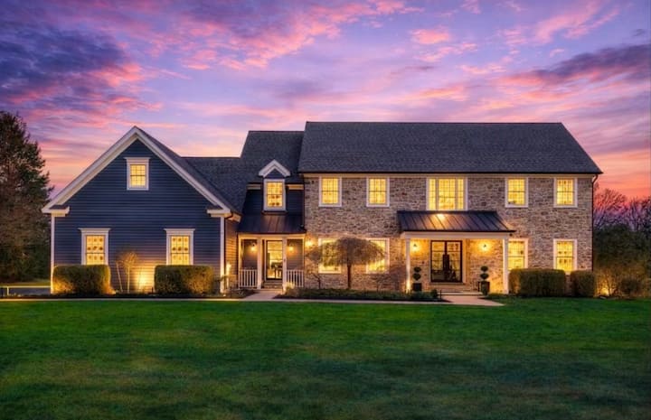 The Hidden Luxury 5br Villa & Private Pool Retreat - Hacklebarney State Park, Long Valley