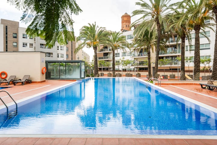 Diagonal Mar 2br | Pool | Terrace & Sea View - Cerdanyola del Vallès