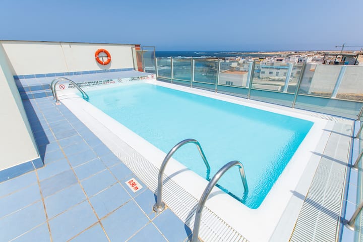 El Cotillo Cristina's Pool Terrace Wifi - El Cotillo