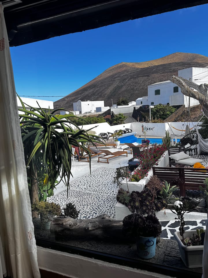 Camera Privata Con Vista Piscina Tinajo - Lanzarote