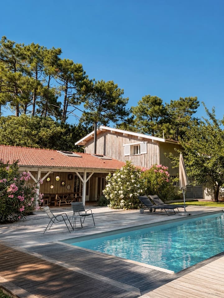 La Villa Kazcavelle Piscine & Pins, Cap-ferret - Andernos-les-Bains