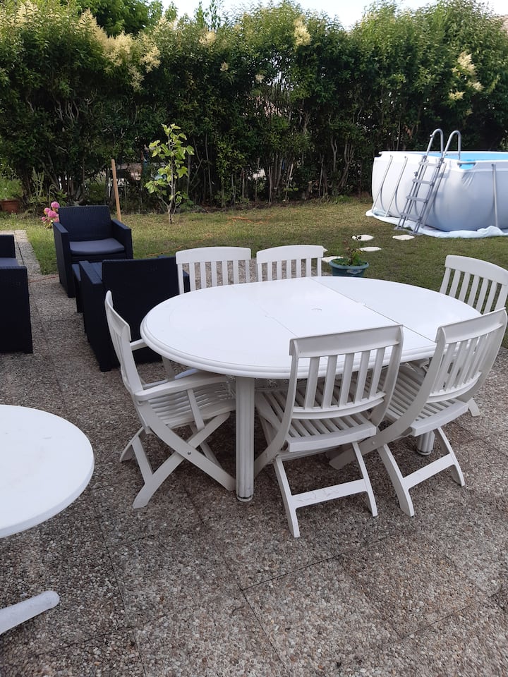 Beau T1, Jardin, Terrasse, Parking, Commodités - Pessac