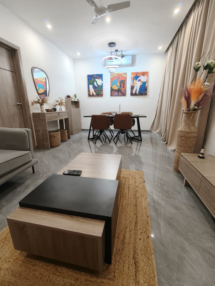 Appartement 1 Chambre Salon Rooftop Neuf & Moderne - Togo