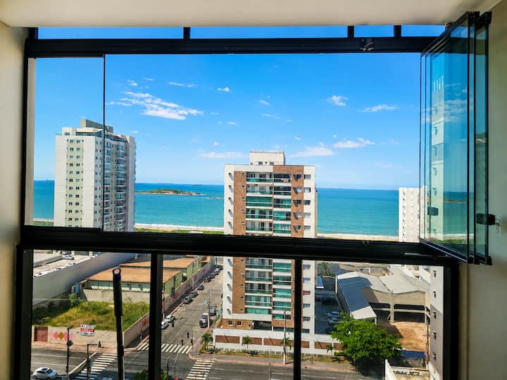 Vista Para O Mar | 3 Quartos | Piscina | 2 Vagas - Vila Velha