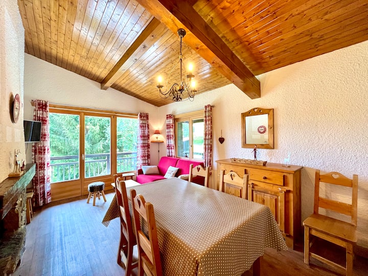 Appartement Skis Aux Pieds Avec Balcon à Combloux - Sallanches