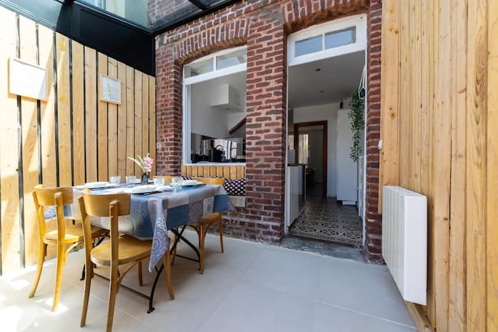 Les Muriers - Maison Avec Terrasse Proche Plage - Villerville