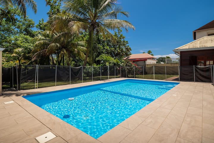 L'echappée Tropicale - Maison Avec Piscine Privée - Guadeloupe