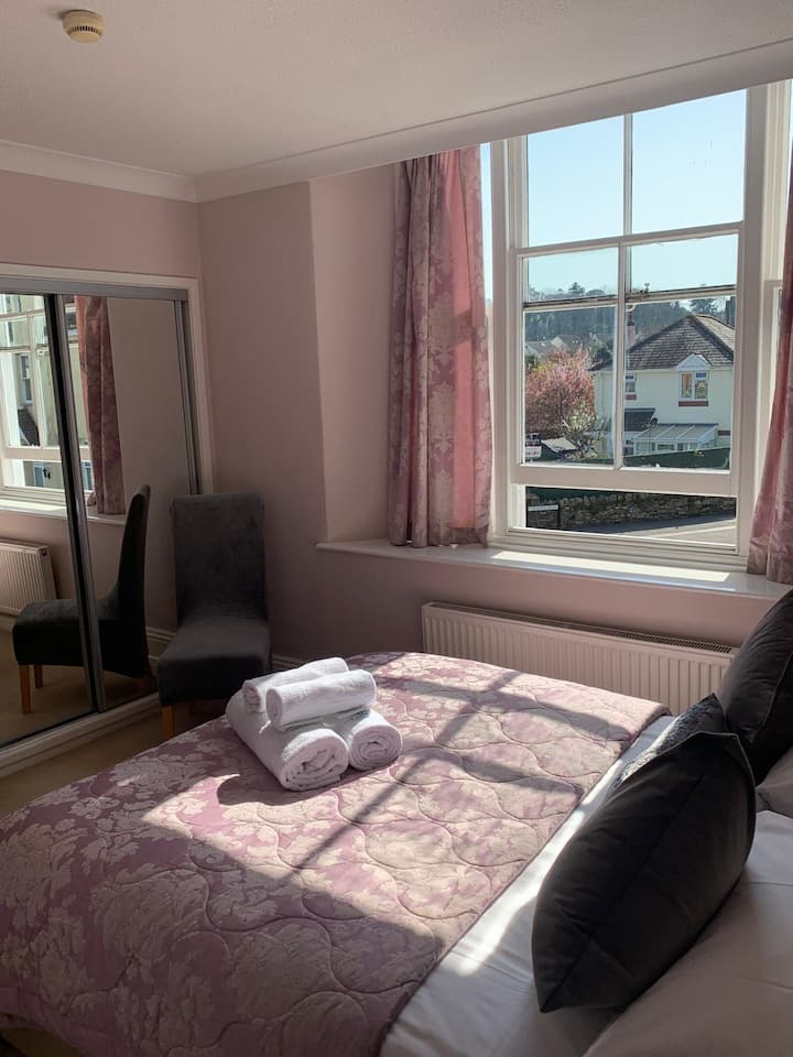 Double-confort-sdb Privée Avec Douche-vue Sur Rue - Bovey Tracey
