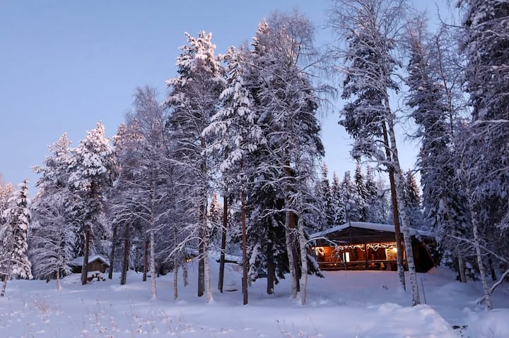 Fairytale Lapland: Lakeside Log Cabin & Sauna - Pello